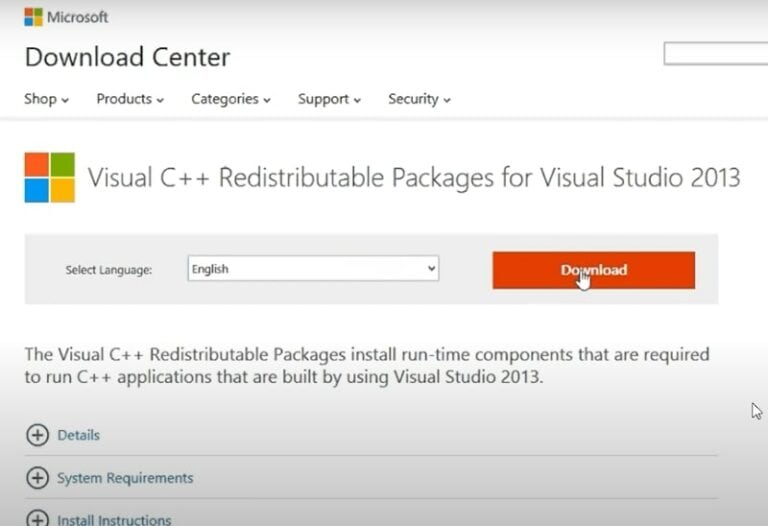 Download Microsoft Visual C++ Redistributable {Direct Links}